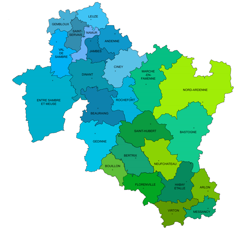 Nouvelle carte du diocèse : les doyennés – Les Unités Pastorales